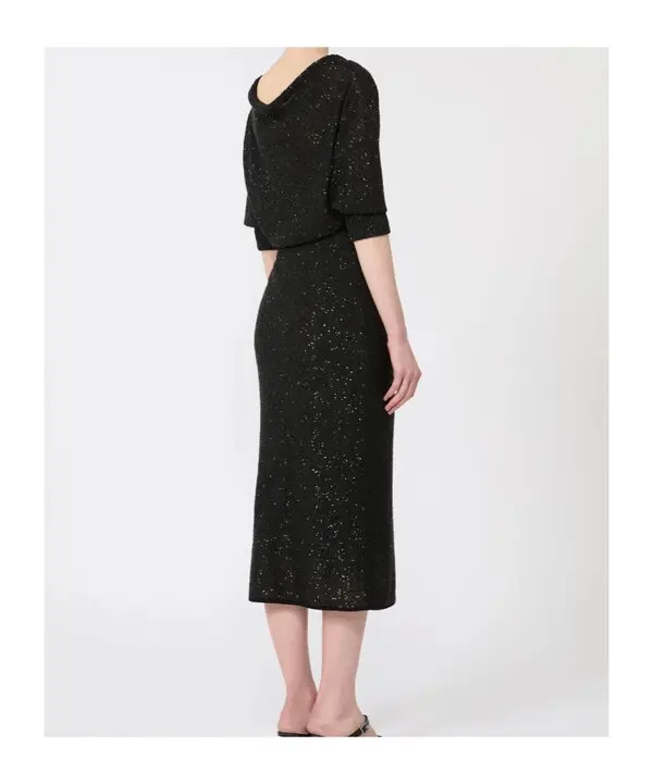 Max Mara Sequin-embellishment Midi Dress