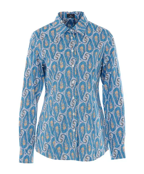Etro Paisley-printed Long-sleeved Shirt