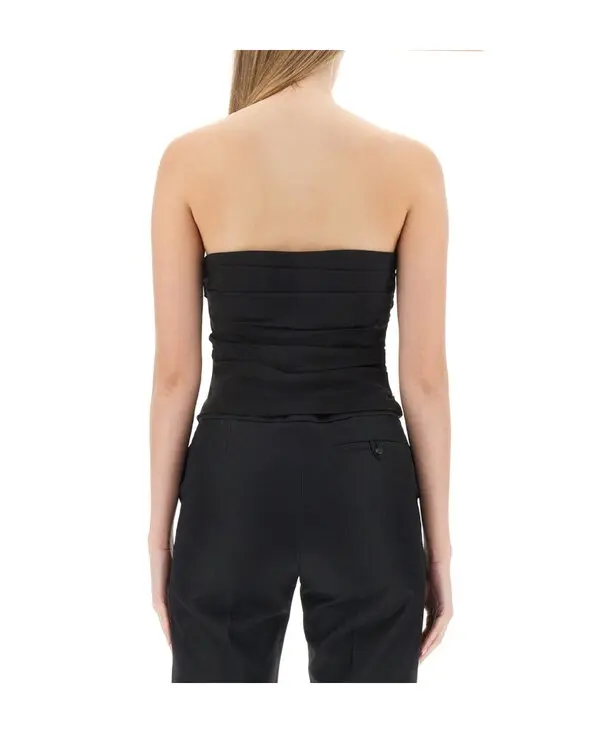 Moschino Draped One-shoulder Top