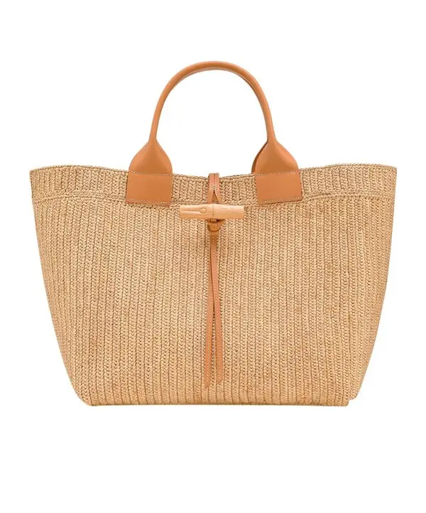 Longchamp Le Roseau L Tote Bag - Nude