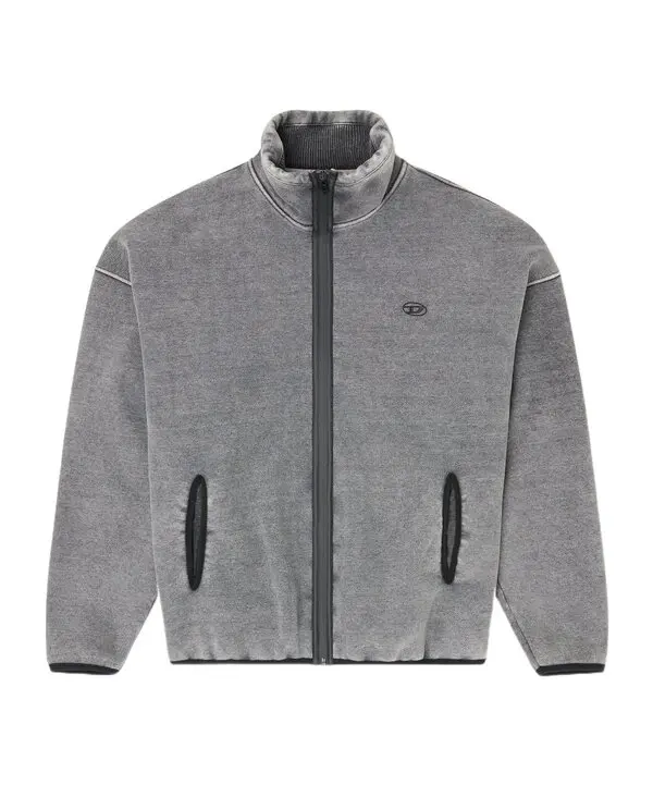 DIESEL® S-baty-new Zip-up Sweatshirt - Grey