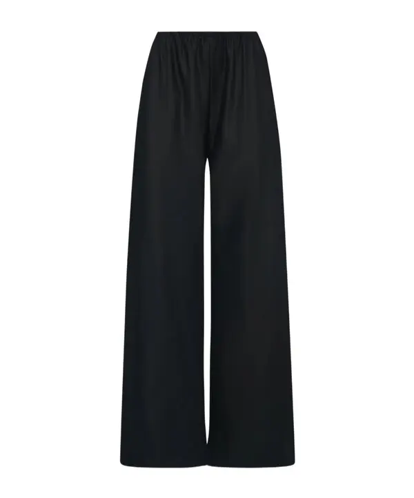 THE ROW Gala Wide-leg Pants - Black