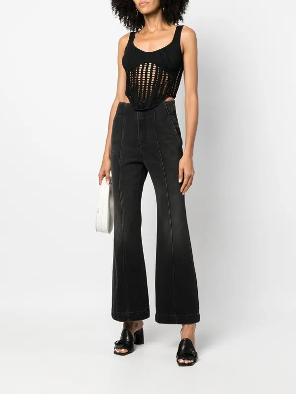 AMBUSH High-waisted Flared Jeans