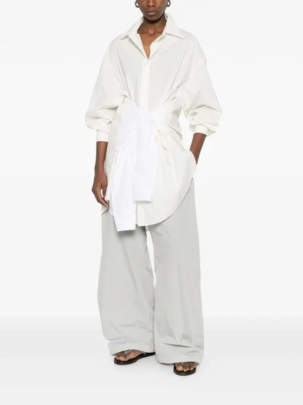 MAISON MARGIELA Elasticated Waist Wide-leg Trousers