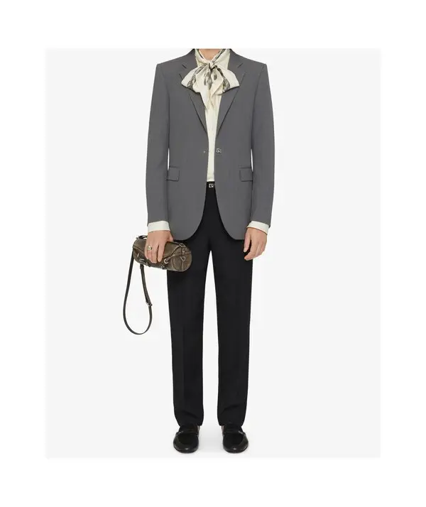 Givenchy 2g Clip Slim-fit Jacket - Medium Gray