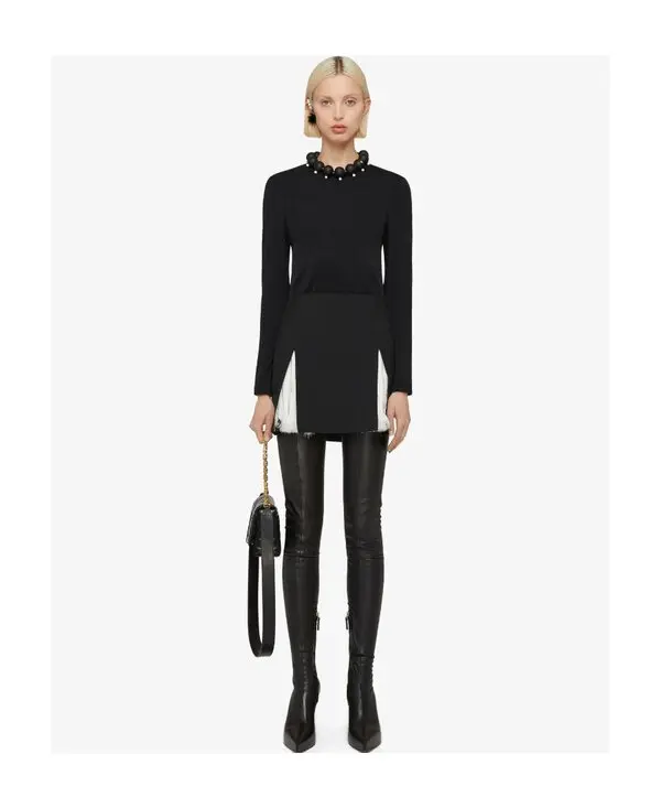 Givenchy Slit Detailed Mini Skirt