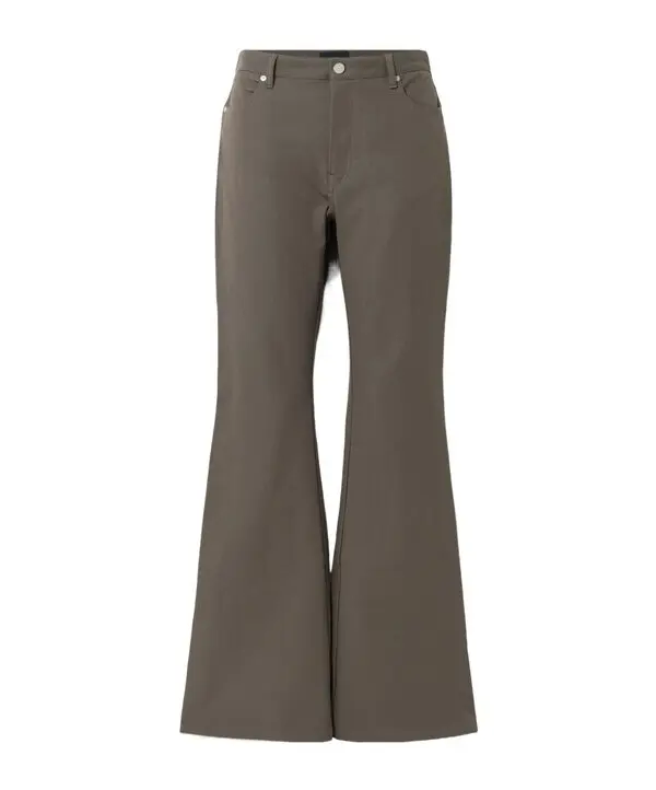 JOSEPH Bond Stretch-twill Flared Pants - Green