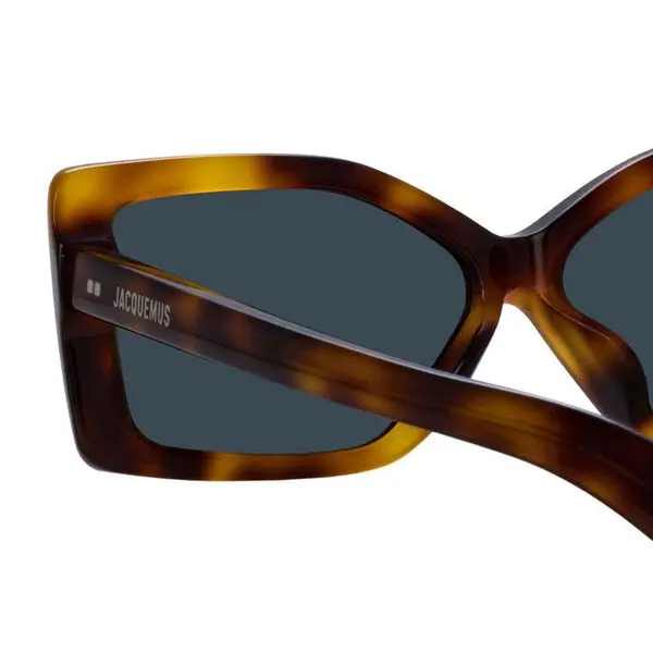 Jacquemus Logo Rectangular Sunglasses - Gray