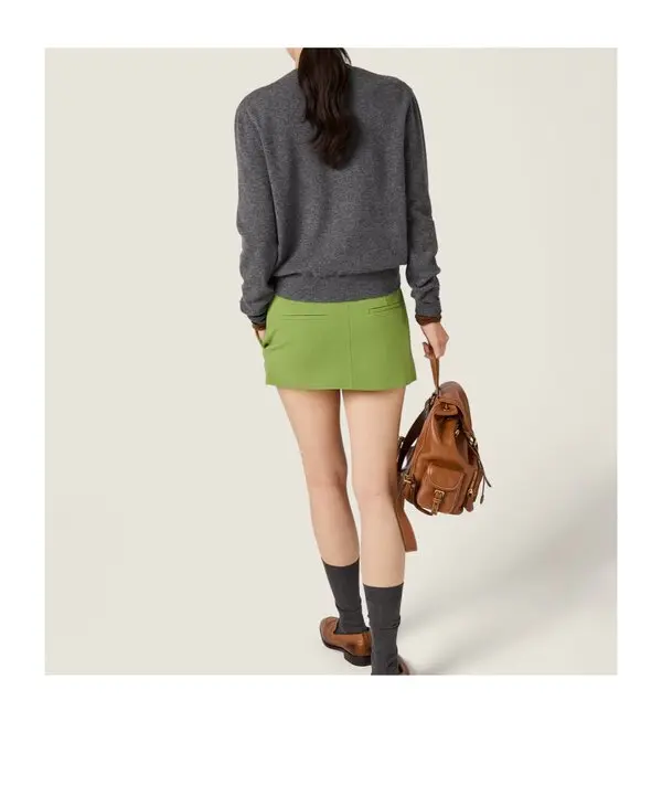 Miu Miu Cashmere Crew Neck Sweater