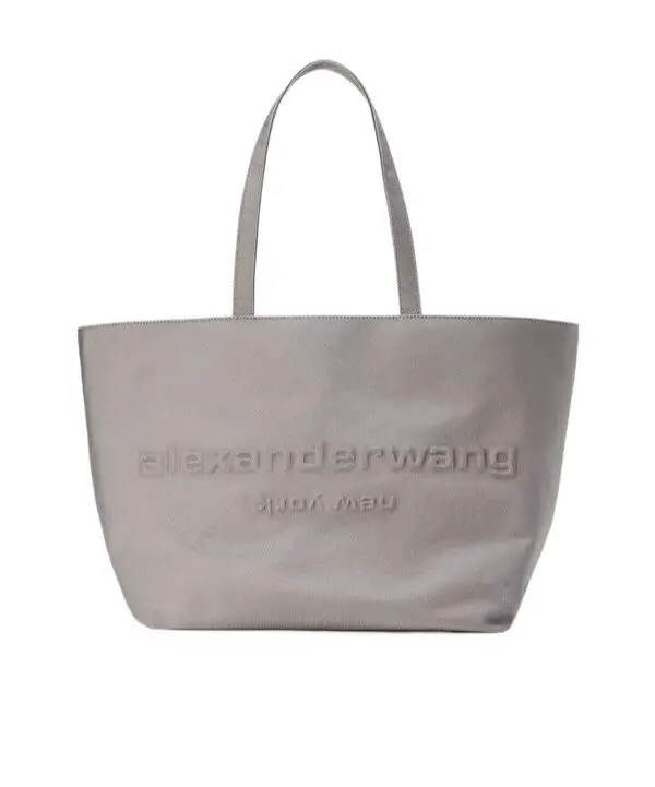Alexander Wang Logo Embossed Tote Bag - Gray