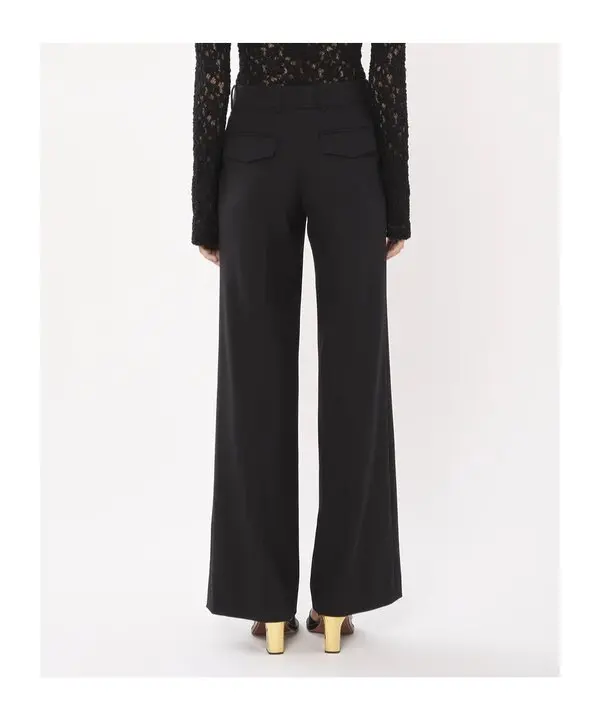 Chloé Pleat-detailing High-waist Trousers