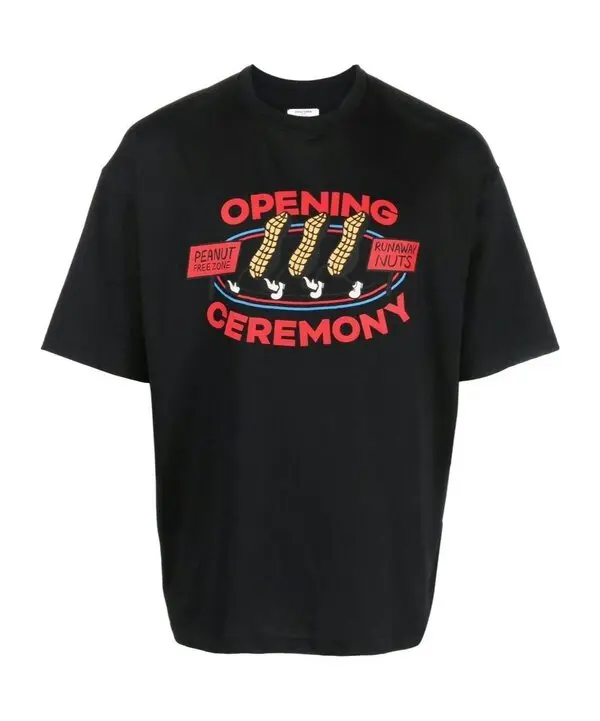 Opening Ceremony Peanuts Logo Printed T-shirt