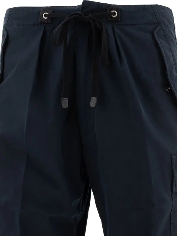 TOM FORD Drawstring Cargo Trousers - Blue