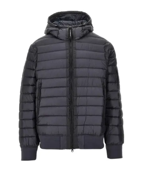 C.P. COMPANY Hooded Down Jacket - Black