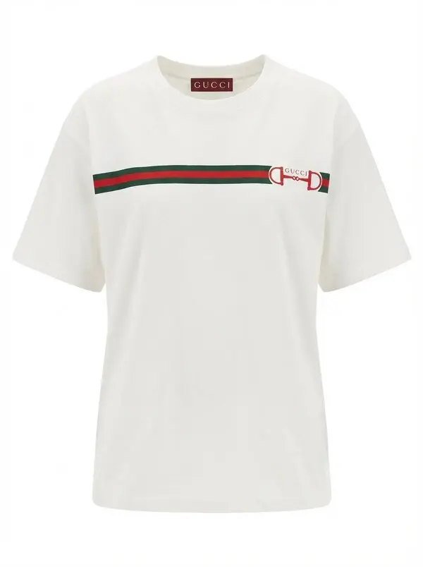 Gucci Logo Printed Crewneck T-shirt