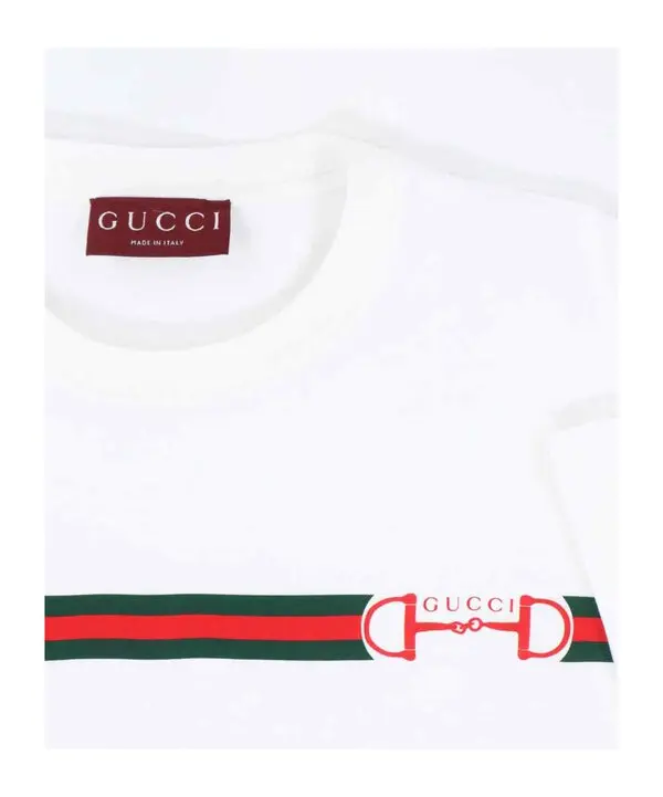 Gucci Logo Printed Crewneck T-shirt