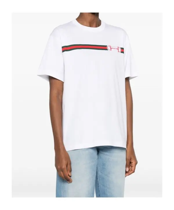 Gucci Logo Printed Crewneck T-shirt