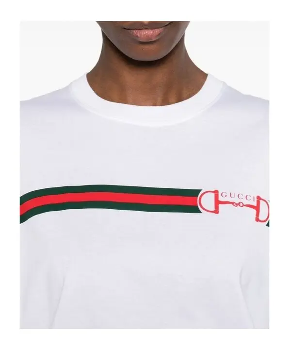 Gucci Logo Printed Crewneck T-shirt