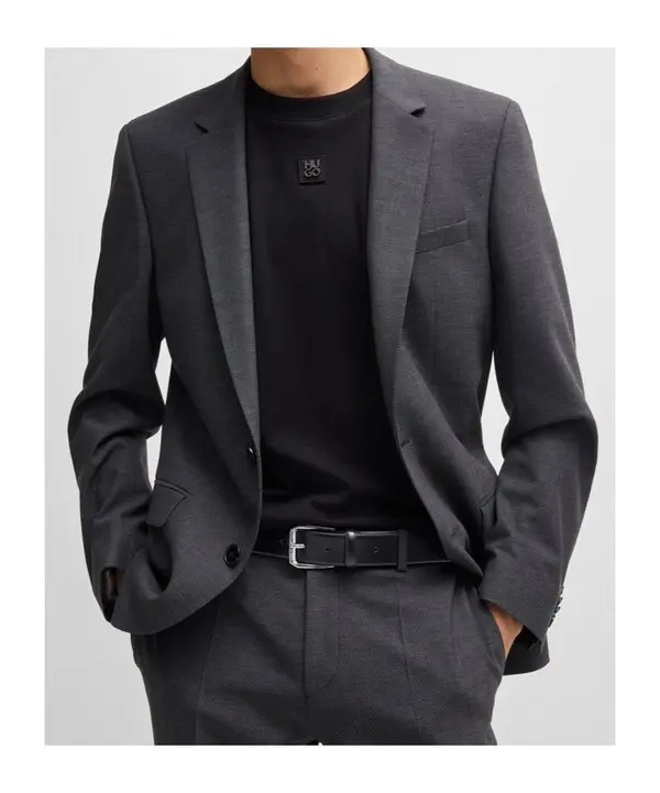 Hugo Boss Logo Belt - Black