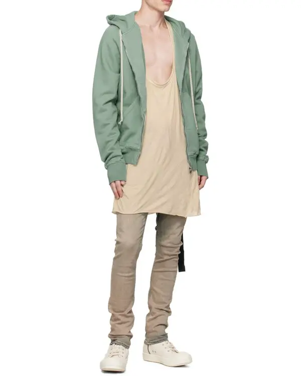 Rick Owens Slim-cut Cotton Jeans