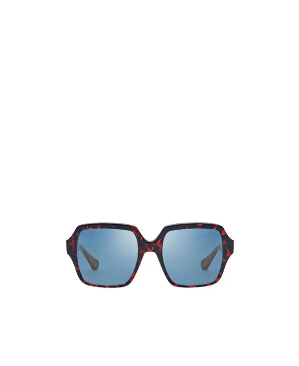 Dita Luzpa Hexagon Frame Sunglasses - Blue