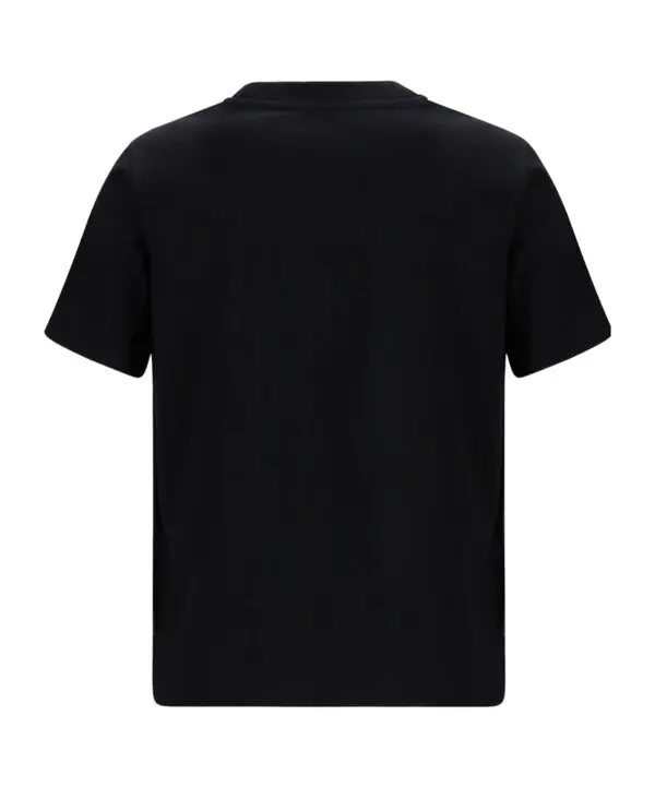 Burberry Logo Printed Crewneck T-shirt - Black