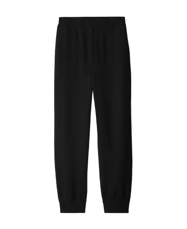 Burberry Tapered Wool Track Pants - Black