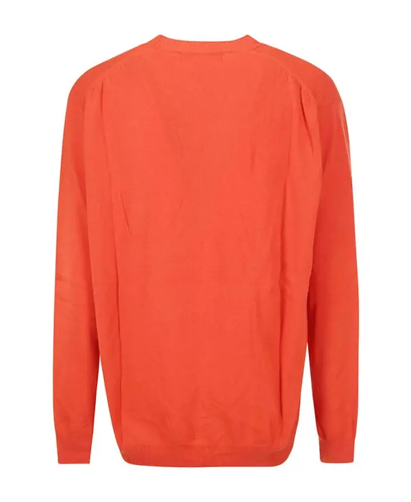 Comme Des Garçons Crewneck Knitted Jumper - Red