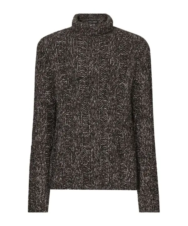 Dolce & Gabbana Ribbed Turtleneck Jumper
