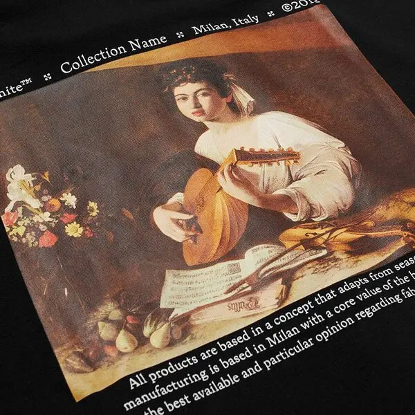 Off-White Caravaggio Painting Print Hoodie