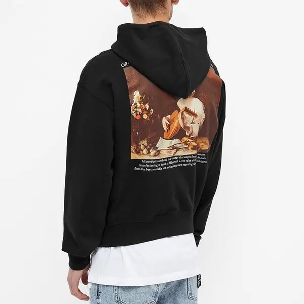Off-White Caravaggio Painting Print Hoodie