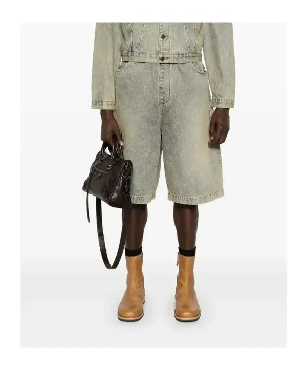 ENTIRE STUDIOS Elasticated Waist Button Bermuda Shorts