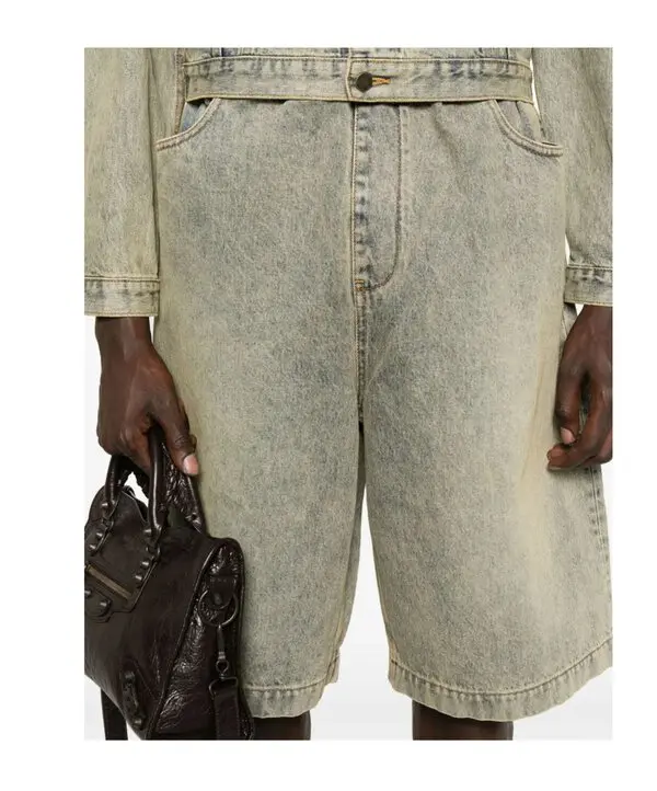 ENTIRE STUDIOS Elasticated Waist Button Bermuda Shorts