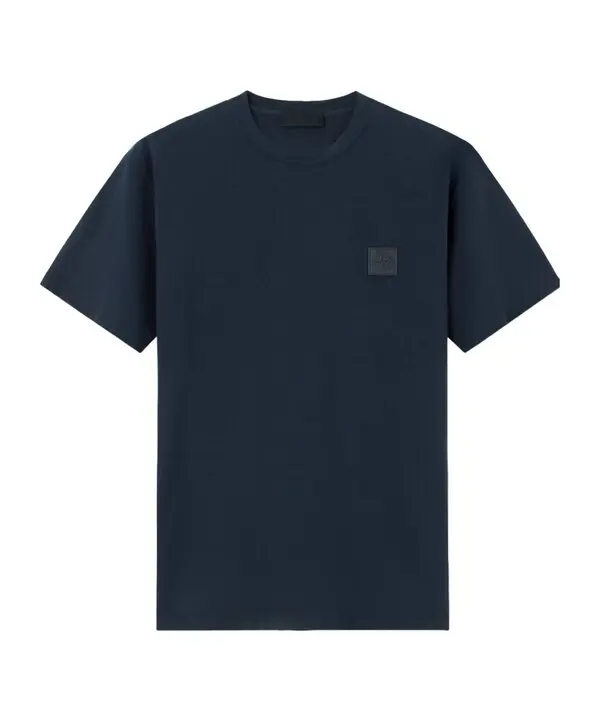 Stone Island Logo Patch Short-sleeved T-shirt - Blue