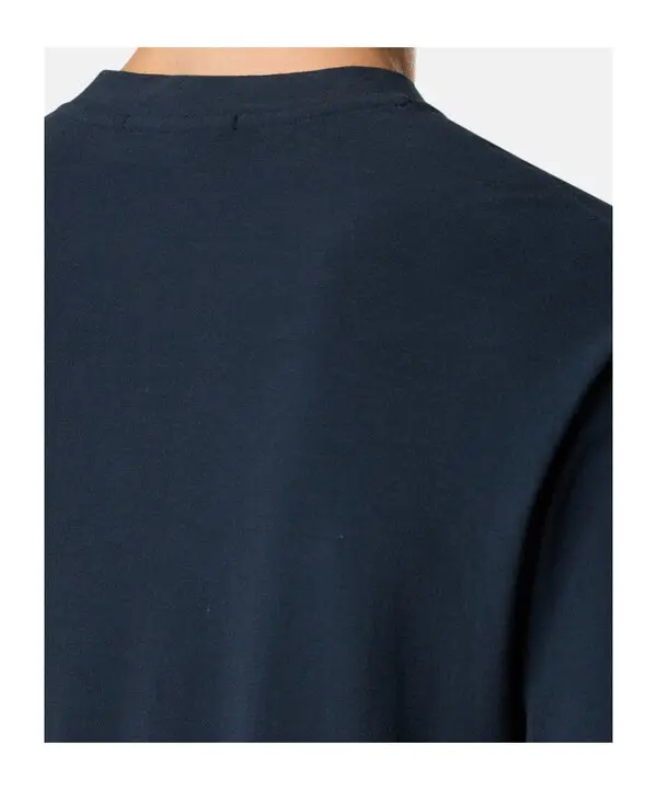 Stone Island Logo Patch Short-sleeved T-shirt - Blue