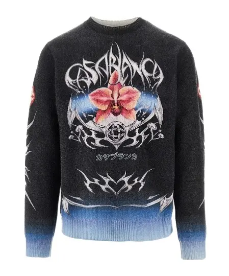 Casablanca Graphic Knitwear - Black