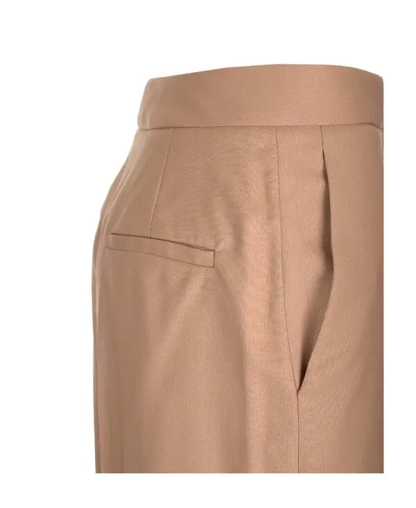 Fabiana Filippi Pleated Zipper Casual Pants