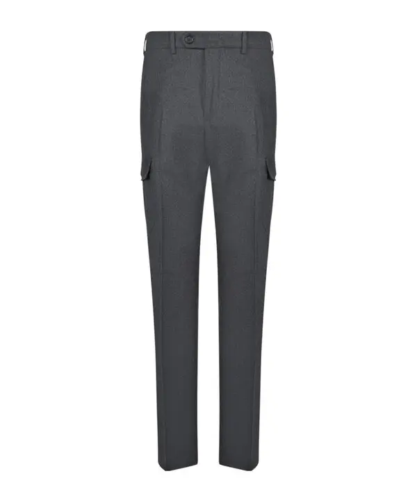 Incotex Flannel Cargo Trousers - Grey