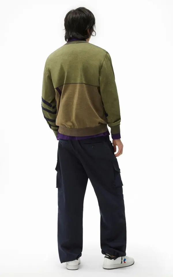 Kenzo Tiger Intarsia-knit Jumper - Green