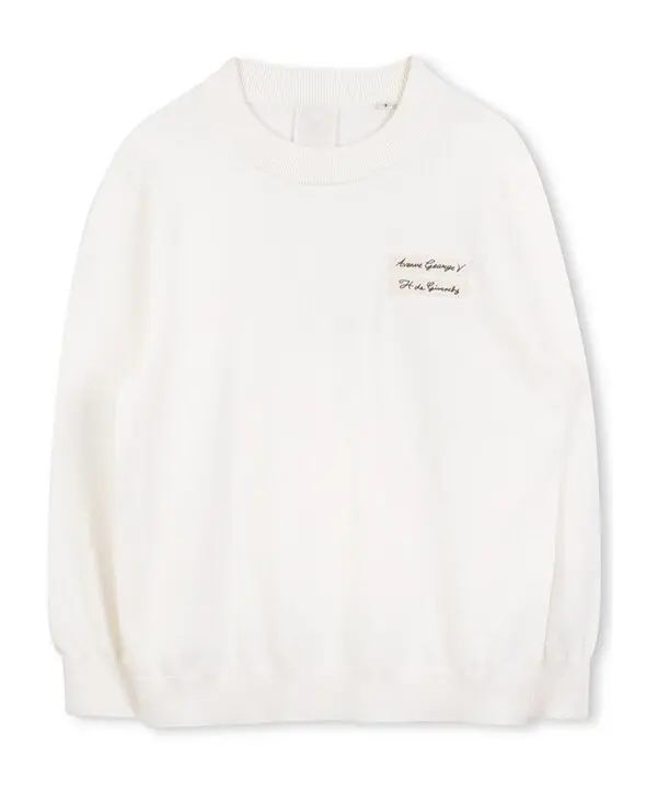 Givenchy Long-sleeved Crew Neck Sweater - White