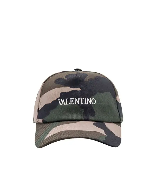 Valentino Garavani Camouflage Baseball Cap - Black