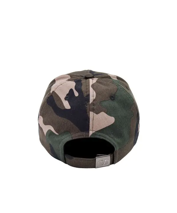 Valentino Garavani Camouflage Baseball Cap
