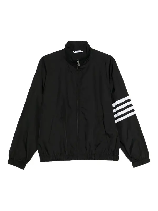 Thom Browne 4-bar Stripe Zipped Jacket - Black