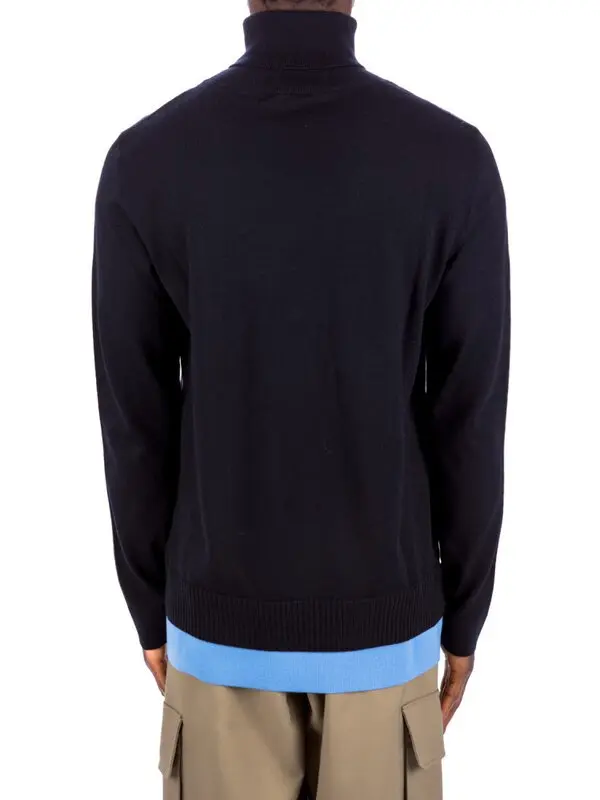 Off-White High Neck Long Sleeve Jumper