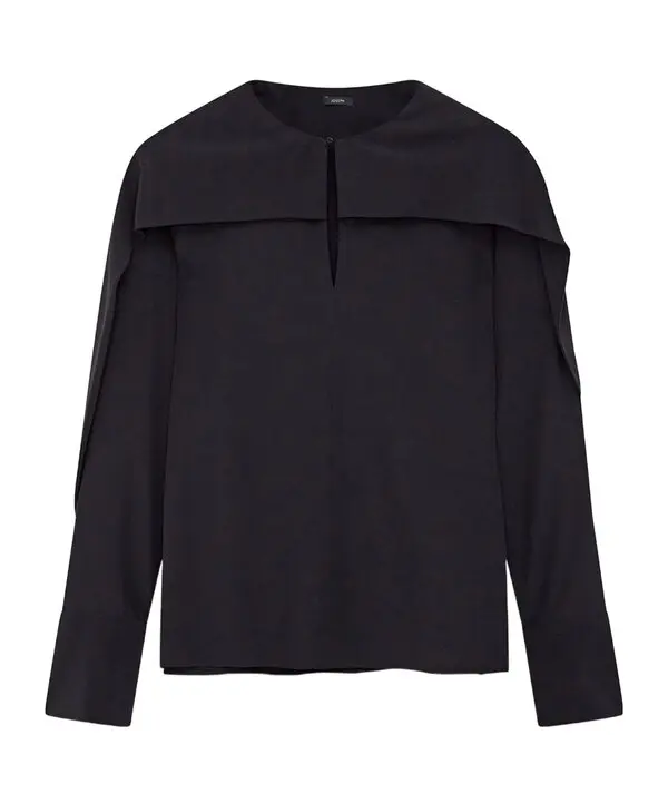 JOSEPH Balard Layered Silk Crepe De Chine Blouse