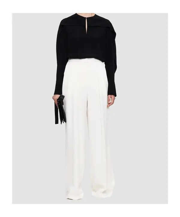 JOSEPH Balard Layered Silk Crepe De Chine Blouse