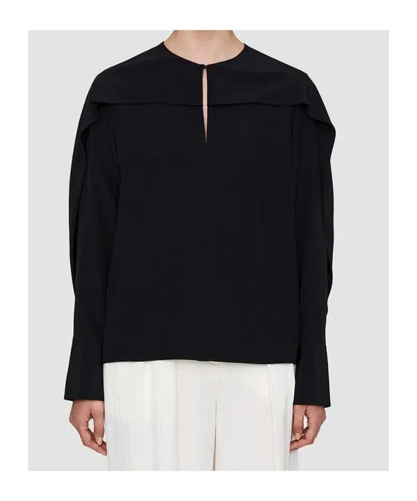 JOSEPH Balard Layered Silk Crepe De Chine Blouse