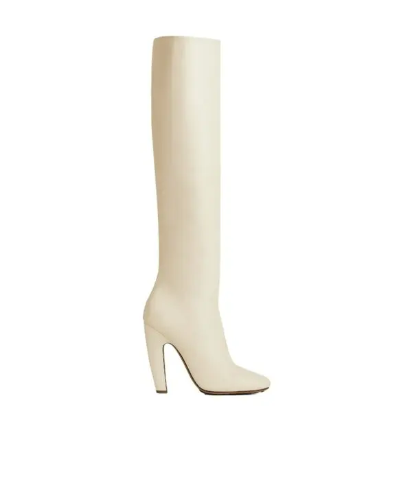 Bottega Veneta Canalazzo High Boots - White