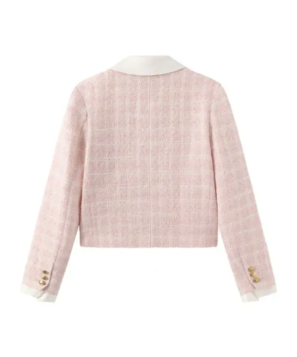Marissa Chiara Tailored Lapel Jacket With Button Closure