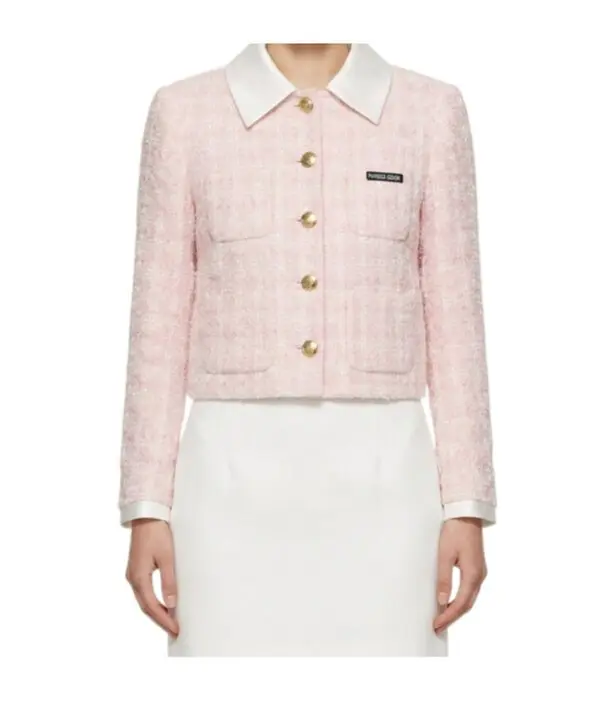 Marissa Chiara Tailored Lapel Jacket With Button Closure